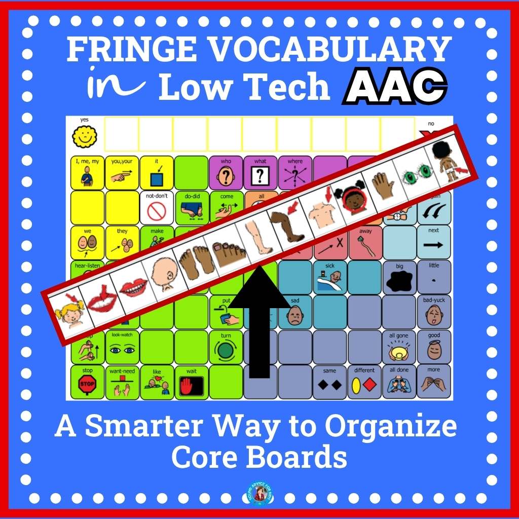 Fringe Vocabulary and AAC: A Smarter Way to Organize Core Boards